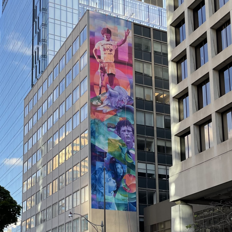 Terry Fox Mural, Alexandar Bacon & Quentin Commanda Mural Concept ...