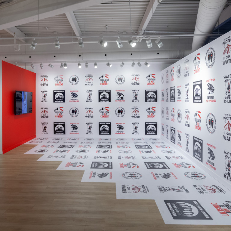 Water and Land Protection Banners, Onaman Collective (Christi Belcourt ...